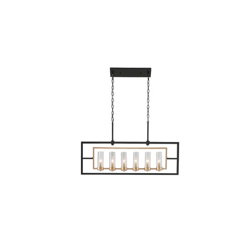 Willa Arlo Interiors Labonte 6 - Light Kitchen Island Pendant Light & Reviews | Wayfair